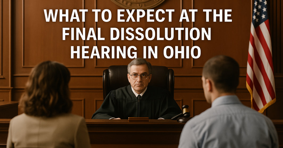 Final Dissolution Hearing in Ohio: What to Expect - Ohio Family Law Blog